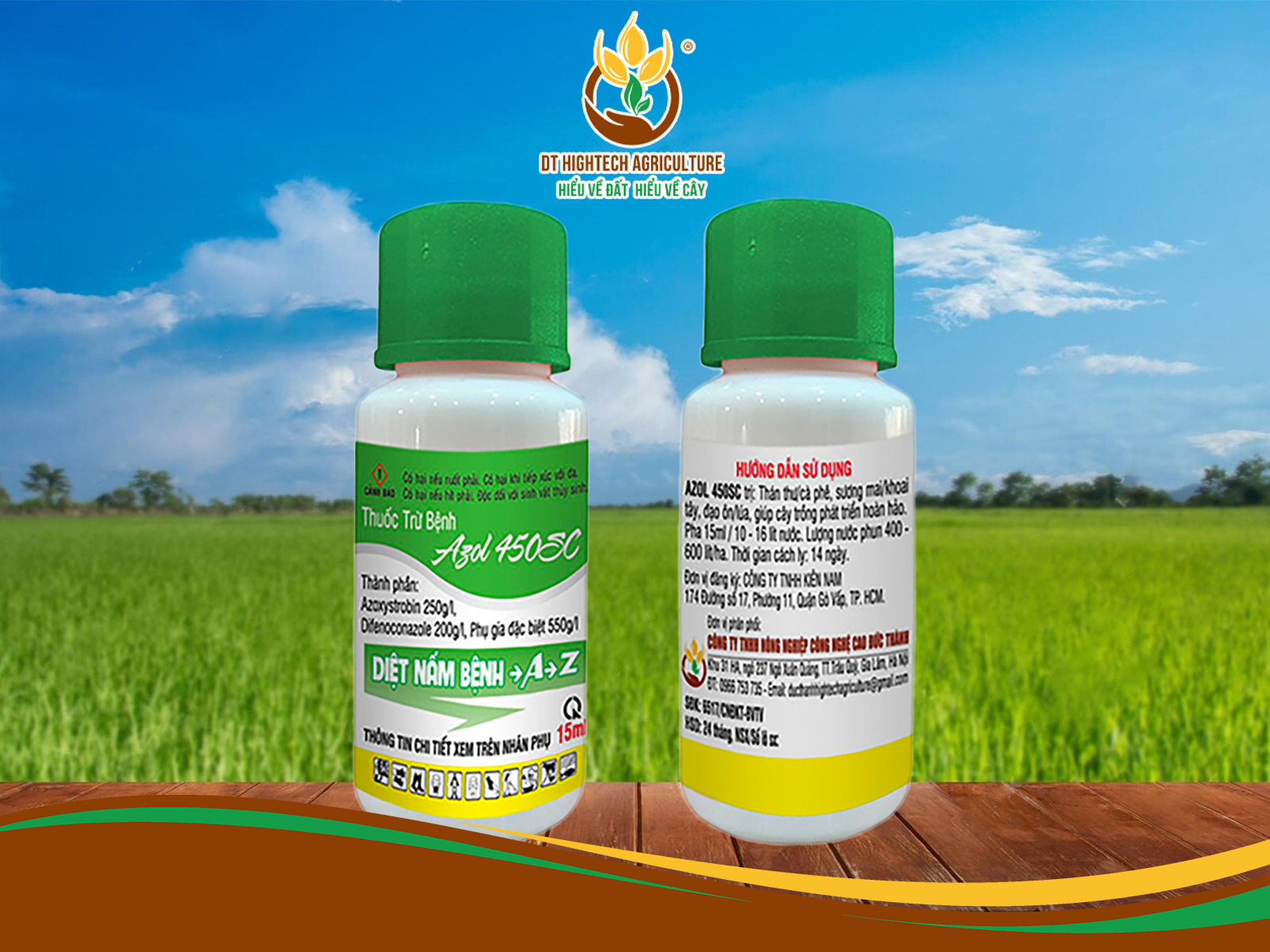 Thuốc trừ bệnh Azol 450SC