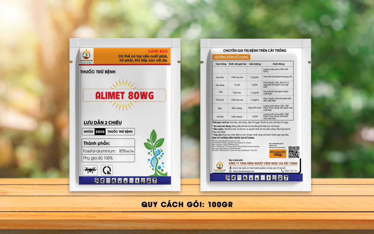 THUỐC TRỪ BỆNH ALIMET 80WG
